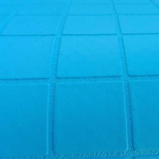 Плёнка ПВХ Cefil Touch Tesela Urdike (текстурная синяя мозаика), 1,65 х 25,2 м, цена - за 1 рулон