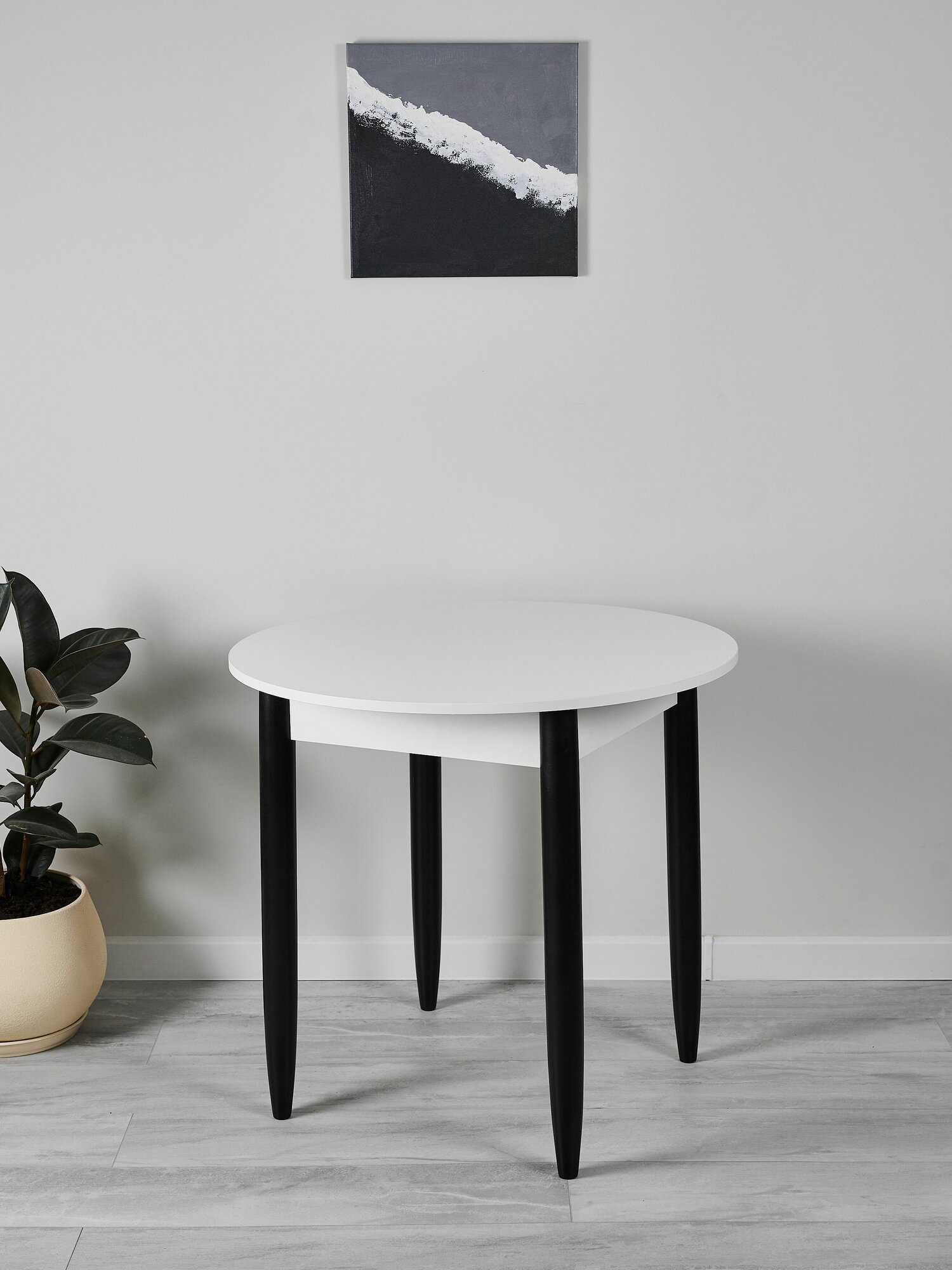 Стол кухонный круглый нераздвижной