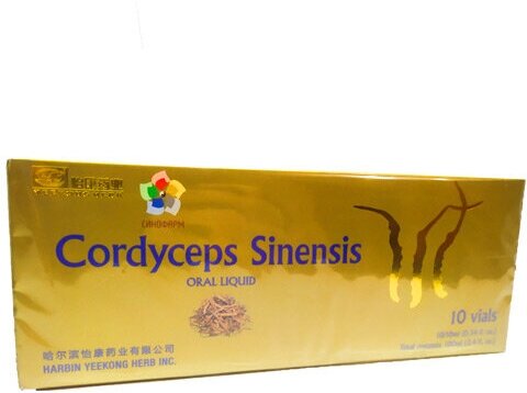 Кордицепс Эликсир Chong Cao Jiao Nang (10 флаконов по 10 мл)
