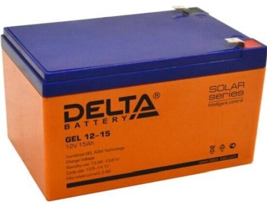 Аккумуляторная батарея для ИБП Delta Battery GEL 12-15