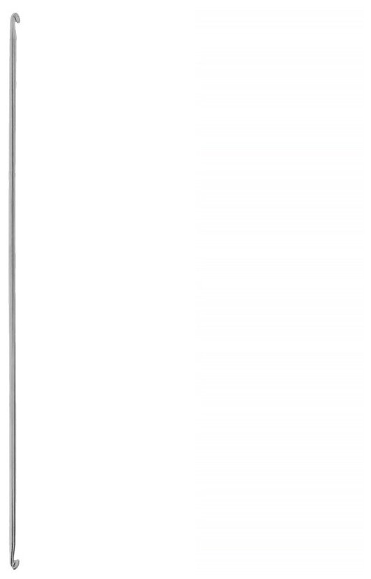 Для вязания Gamma крючки для тунис. вязания двухстор. SH3 металл d 2.0 мм 14.5 см в чехле .