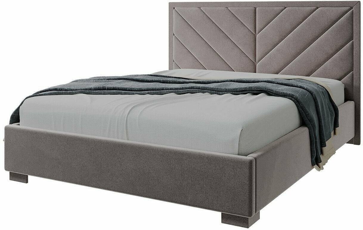 Кровать 2.1 м Бриз под матрас 1600 х 2000, с подъёмным механизмом, цвет Светло-коричневый