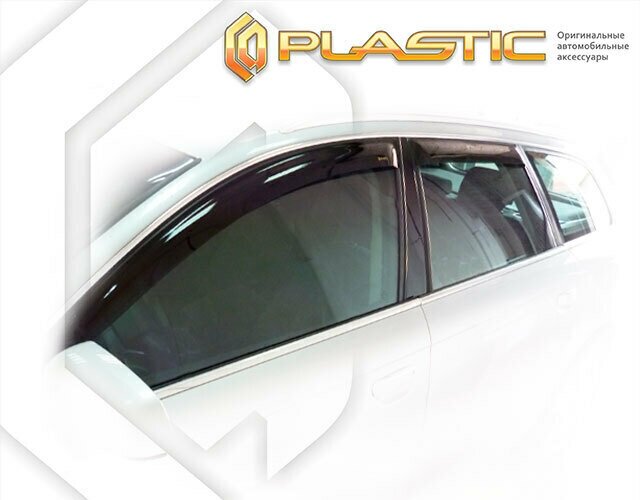 Ветровики дверей Classic полупрозрачный Audi A6 универсал Год выпуска 2005-2011