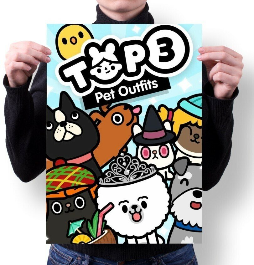 Плакат А3 Принт "Тока Бока, Toca Boca" - 2