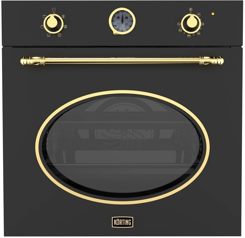 Электрический духовой шкаф Korting OKB 461 CRGN RU, черный