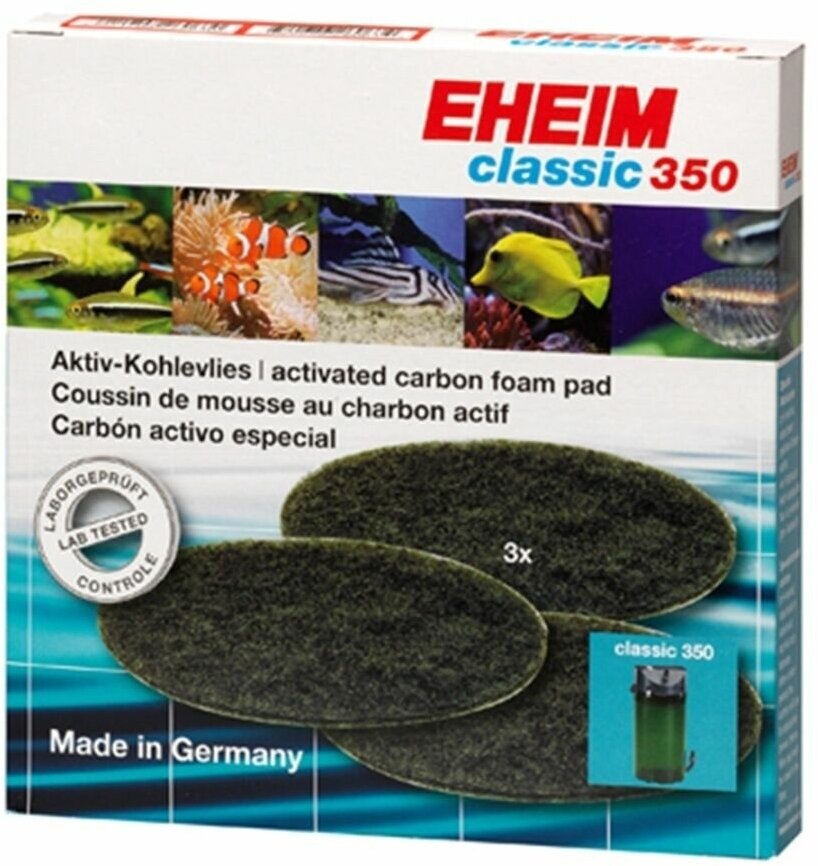 Наполнитель Eheim для фильтра CLASSIC 350 угольный 3шт/уп