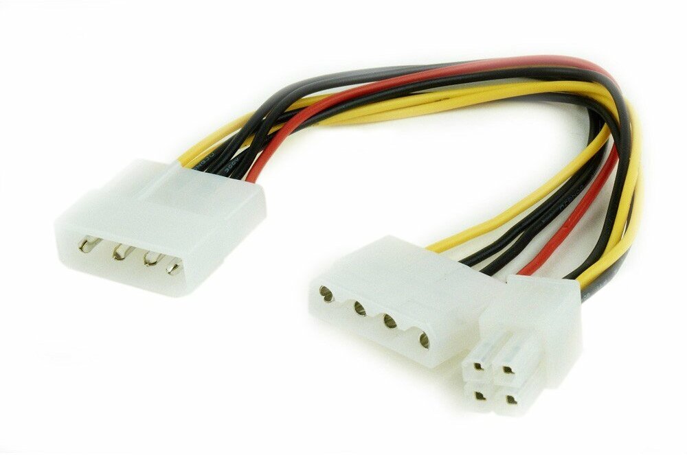 Разветвитель питания Cablexpert CC-PSU-4, Molex - Molex + ATX 4 пин