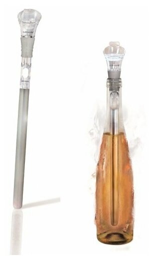 Скипетр охлаждающий металлический с воронкой и пробкой, Vin Bouquet, FIE 012