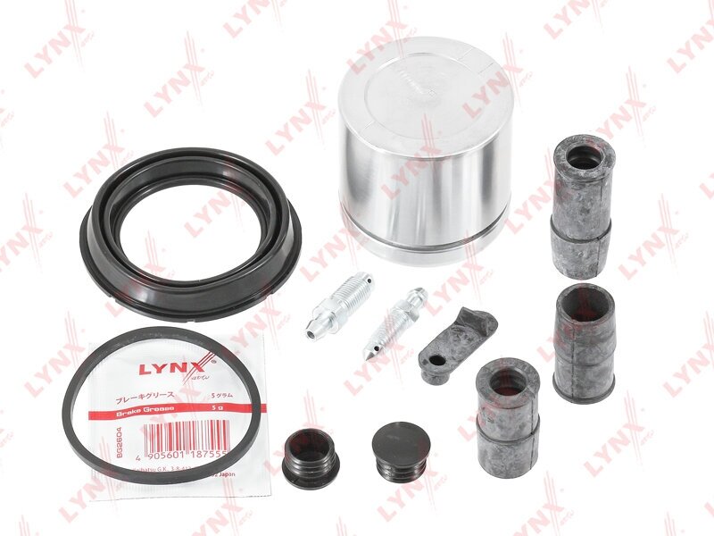 Ремкомплект тормозного суппорта с поршнем переднего (поршень Ø 60mm, суппорт ATE) LYNXauto BC-6444. Для: Bmw, БМВ, X5(E70/F15) 06> / X6(E71/E72/F16)