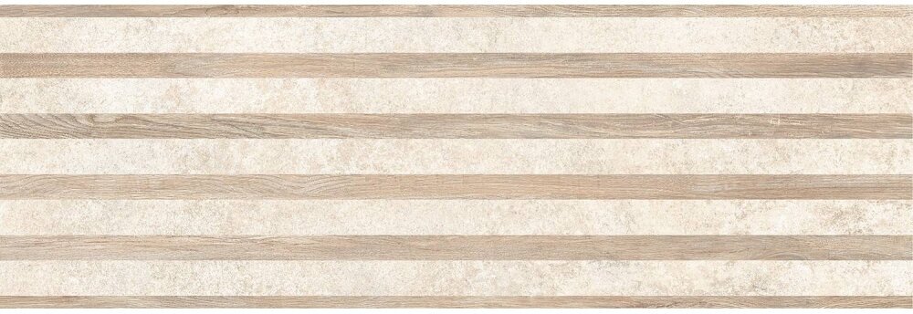 Плитка настенная Keramin (Керамин) Намиб 3Д бежевый 30х90 см