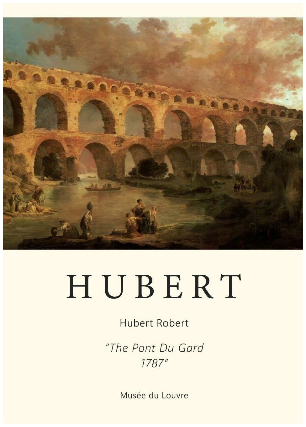 Постер / Плакат / Картина Юбер Робер - Мост Гарда 40х50 см в подарочном тубусе