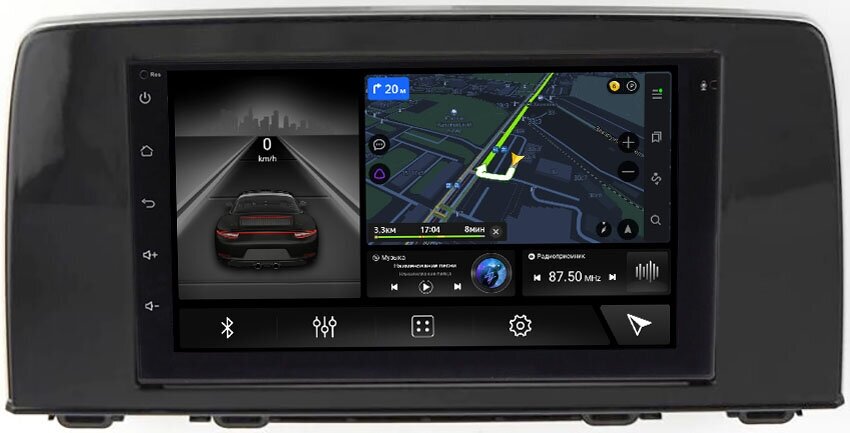 Штатная магнитола Honda CR-V 5 2016-2024, Breeze 2019-2022 Canbox Logic-i3 5731-RP-11-766-279 Android 11 (4G-SIM, 6/128, DSP, QLed, 360)