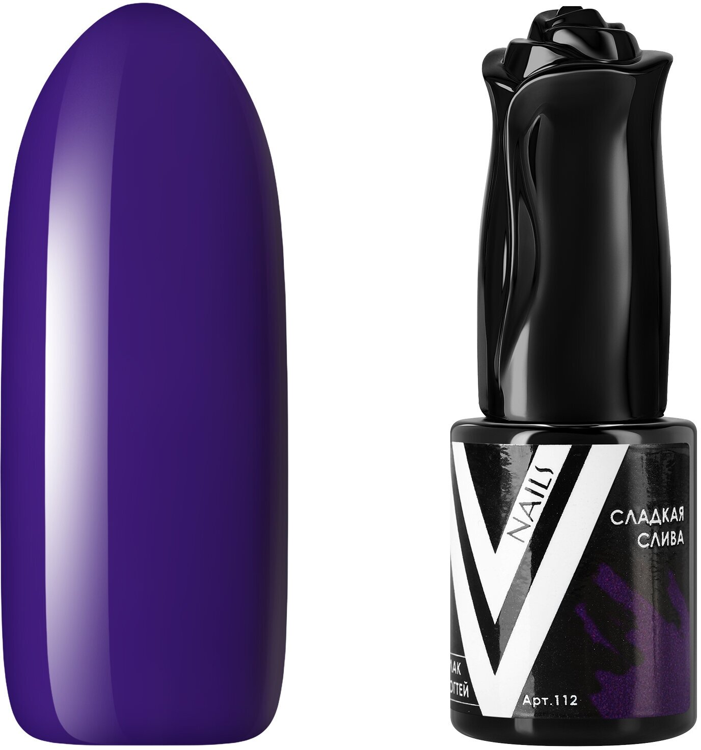 Гель-лак для ногтей Vogue Nails плотный самовыравнивающийся, темный фиолетовый, 10 мл