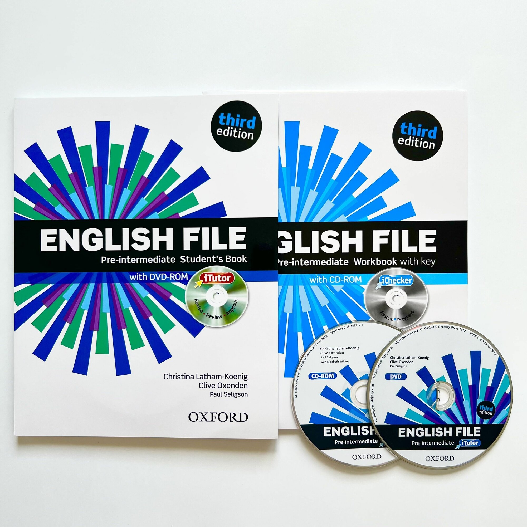 English File pre intermediate 3rd edition: Student's Book (учебник) + Workbook (рабочая тетрадь) + Диск