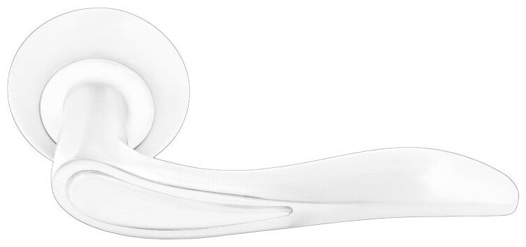 Ручка дверная AL 105А AL белый для лаконичных дверных полотен