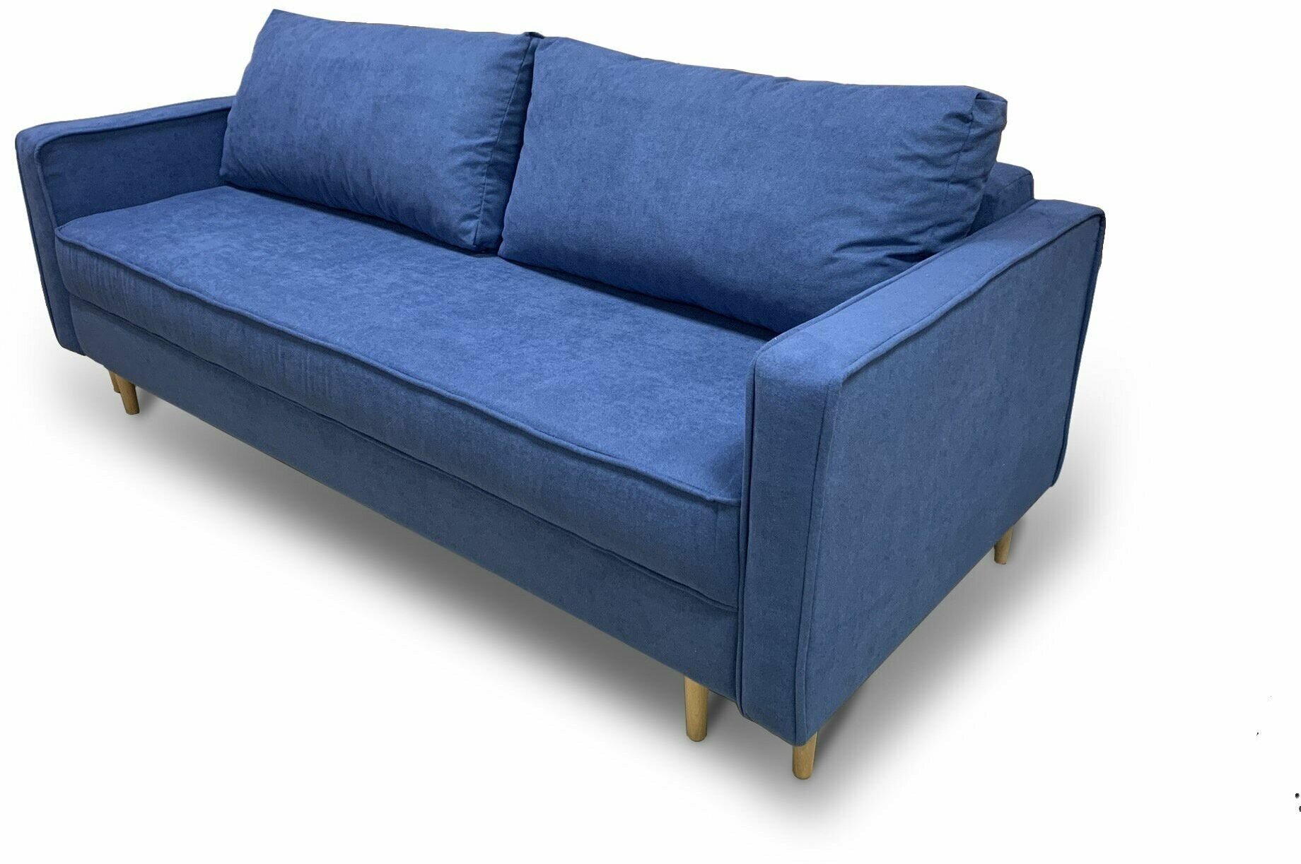Диван-кровать прямой Брайтон 2м, Синий 26