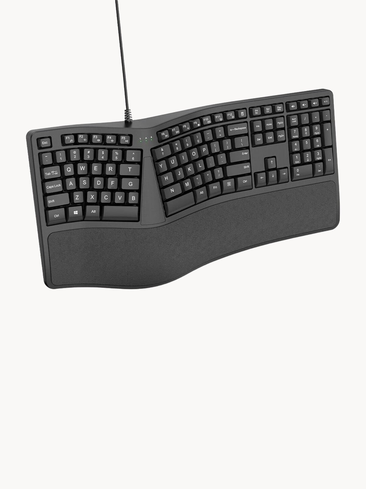 Эргономичная проводная клавиатура K9 ноутбук настольный компьютер изогнутая клавиатура с отключенным звуком