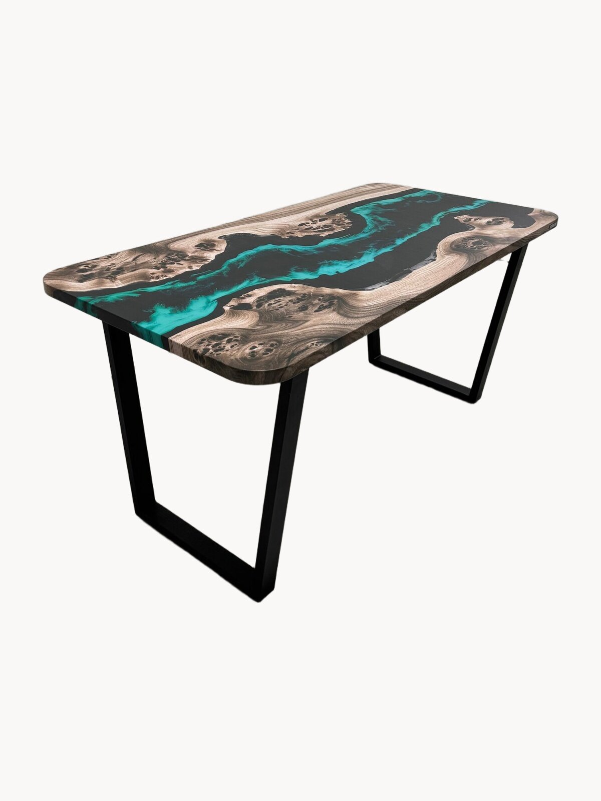 Стол кухонный обеденный прямоугольный дизайнерский лофт THETABLE 120х80 4.13/2.1