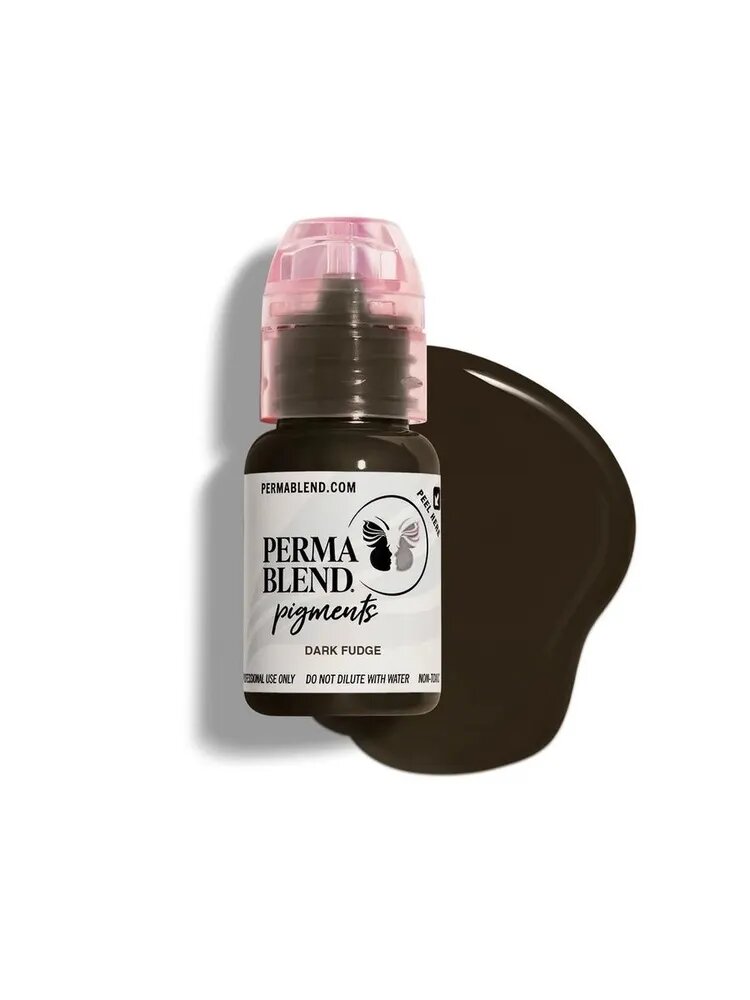 Perma Blend Dark Fudge Пермабленд Макияжа Пигмент для бровей, PMU пигмент, 15 мл
