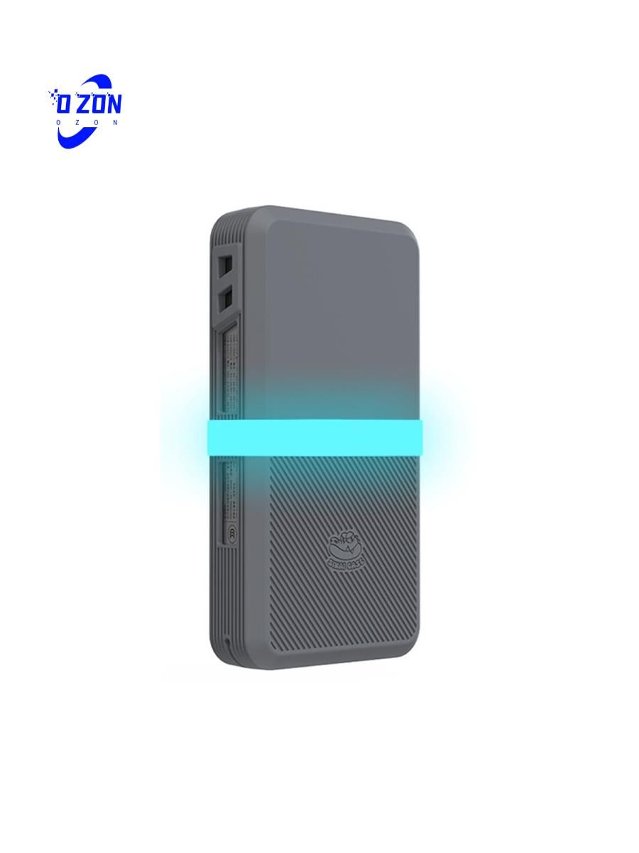 UGREEN Чехол для внешнего аккумулятора 145W 25000mAh. Силиконовый противоскользящий, ударопоглощающий, полный доступ к портам/кнопкам, "серый"