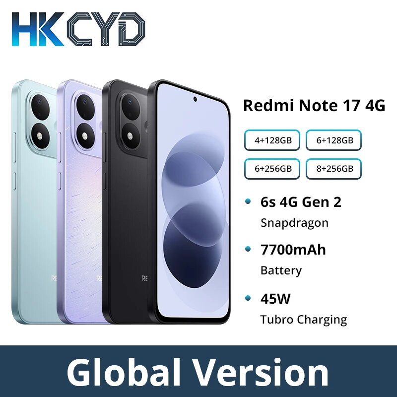 Смартфон Xiaomi Redmi Note 17 4G, 6/128ГБ, global — фото 1