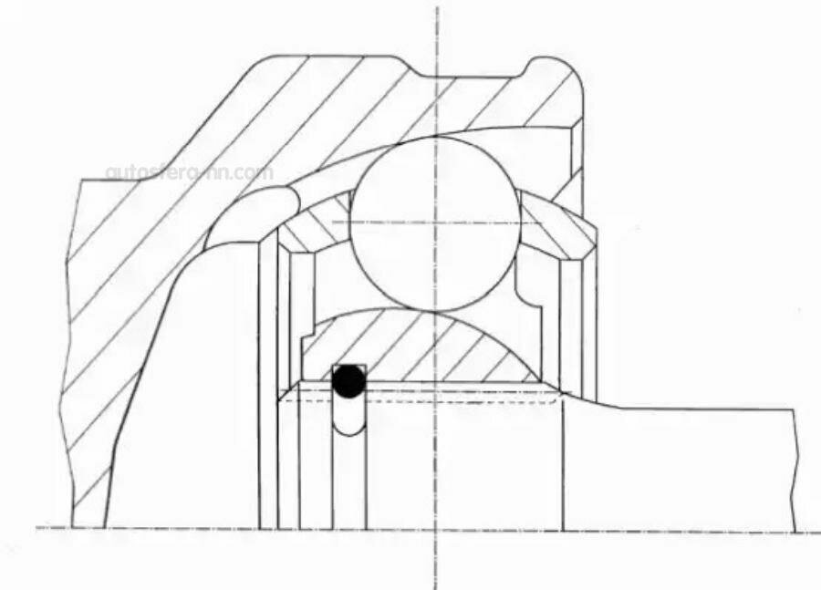 GKN 303914 ШРУС наружн к-кт FIAT: DOBLO 1.2/1.6/1.9D 03/01-