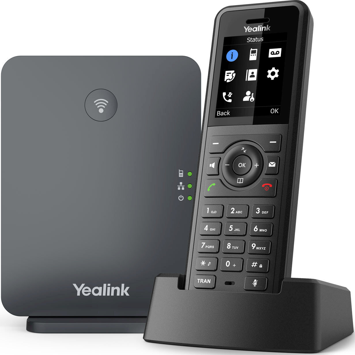 Телефон стационарный YEALINK SIP W77P черный