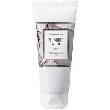 77557 Pleasure Lab Гель для интимного ухода Organic, 100 мл. С Алоэ Вера и ромашкой