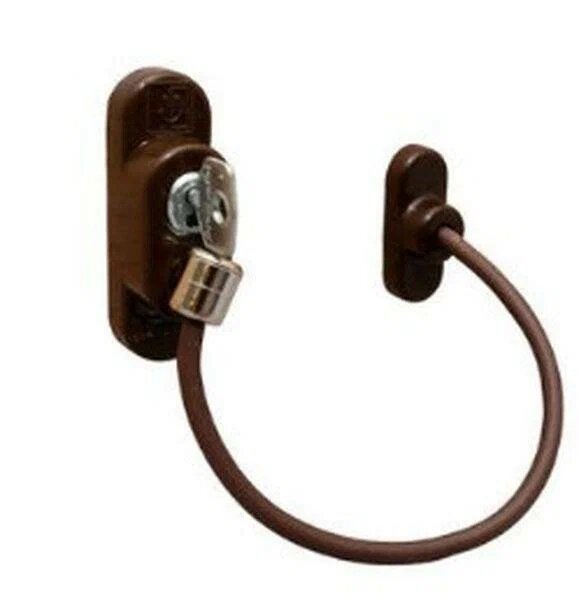 Блокиратор поворота Penkid с тросиком и ключом коричневый RAL 8016