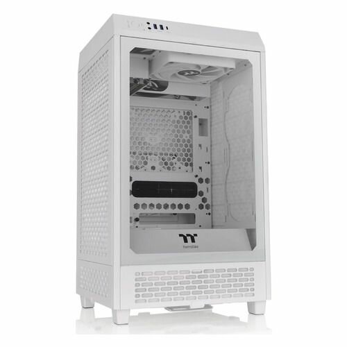 Корпус miniITX Thermaltake The Tower 200, Mini-Tower, без БП, белый [ca-1x9-00s6wn-00]