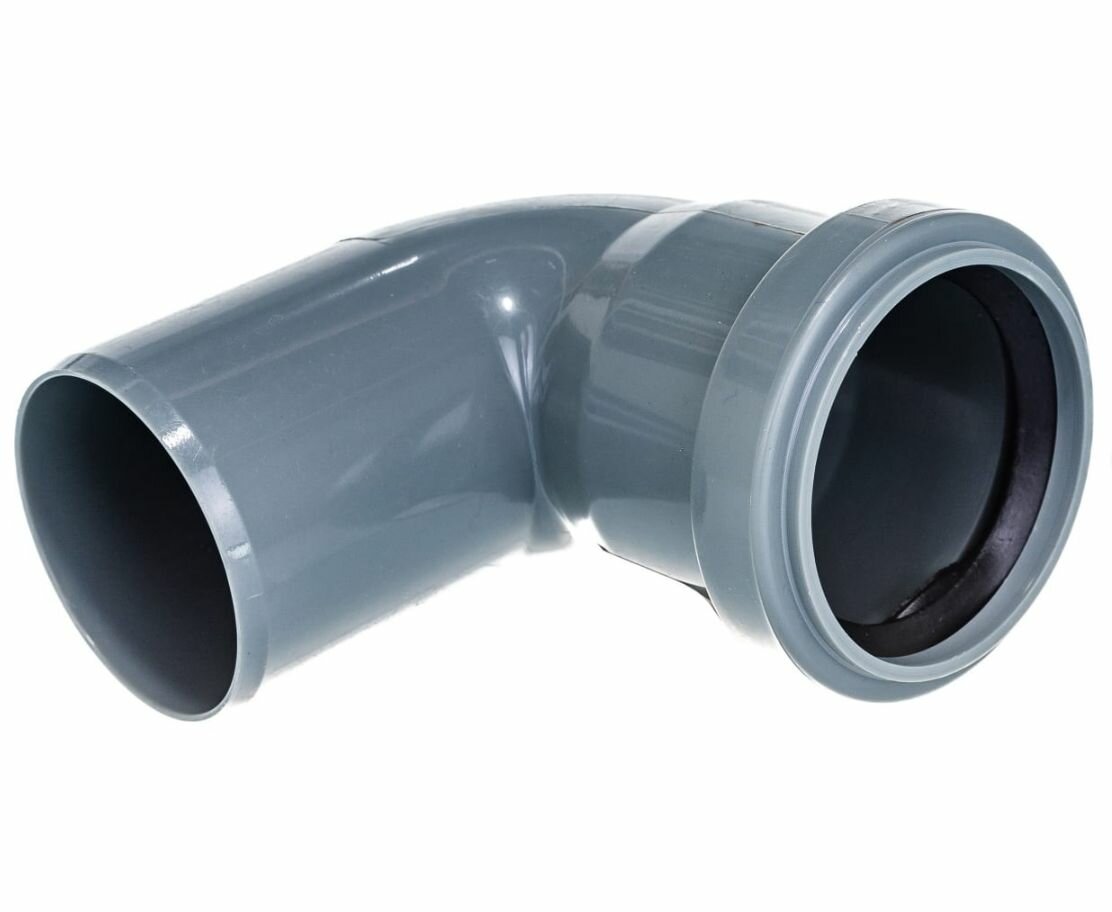 Отвод канализационный 90 градусов 50мм