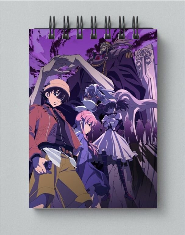 Блокнот The Future Diary, Дневник будущего №5, Размер А5, 15 на 21 см