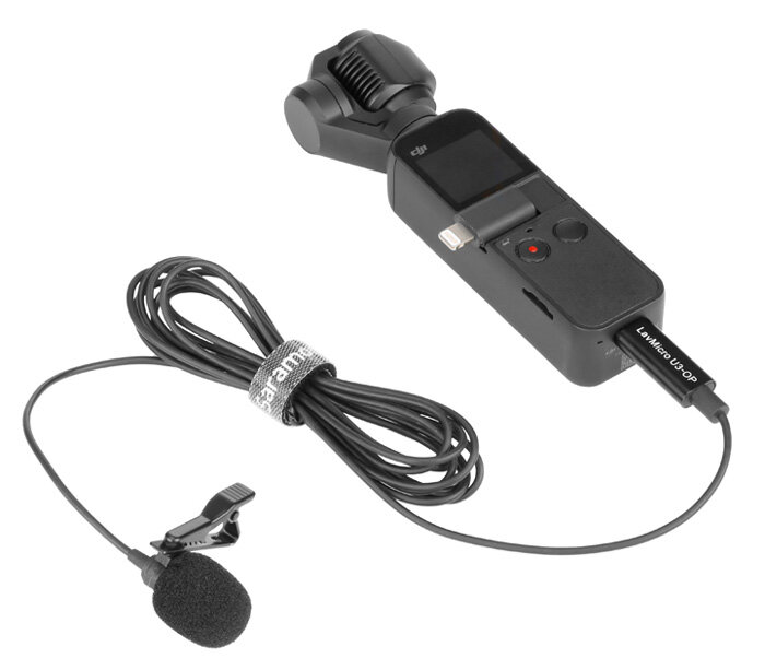 Микрофон Saramonic LavMicro U3-OP петличный, только для DJI Osmo Pocket, для экшн-камеры