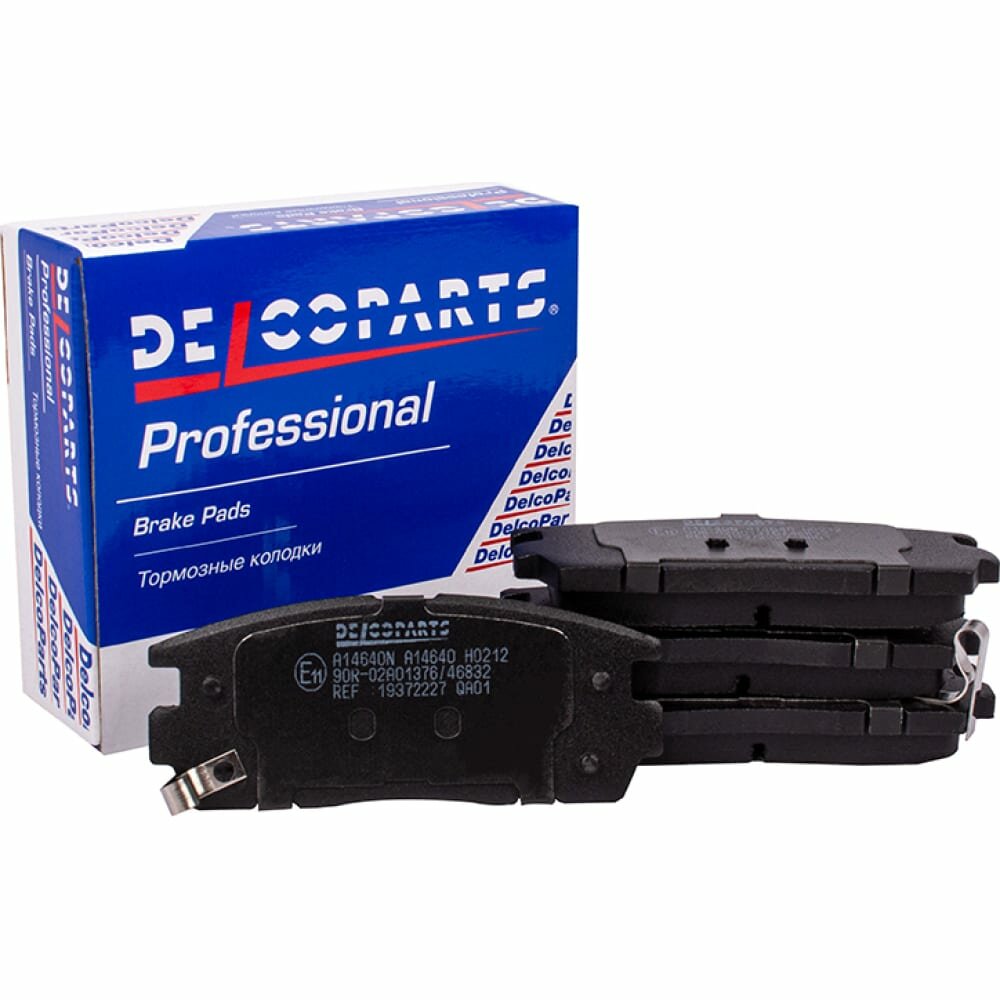 Колодки тормозные задние дисковые Delcoparts 19372227