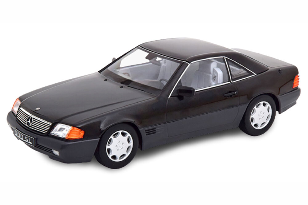 Модель коллекционная KK-SCALE Mercedes 500 sl R129 convertible with hardtop 1993 black limited edition 1250 pcs