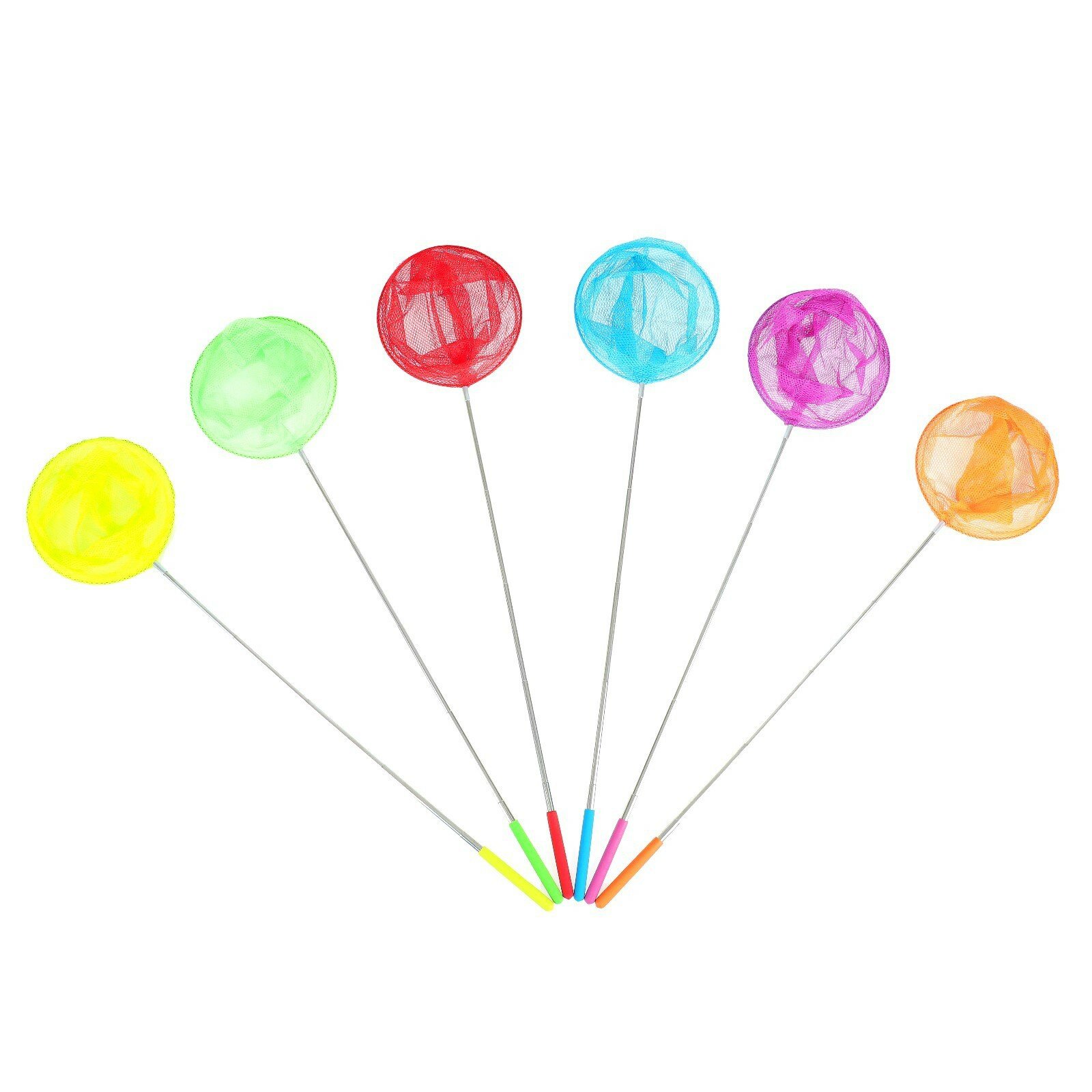 Сачок детский, телескопический, 110 см, d20 см, цвета микс