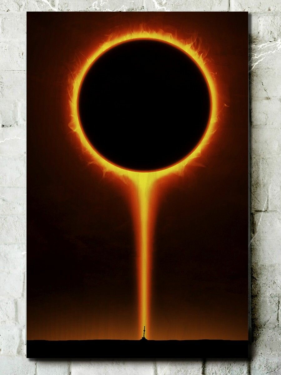 Картина интерьерная на дереве Dark Souls 3 Дарк соулс, Миядзаки, Ремастер - 14139