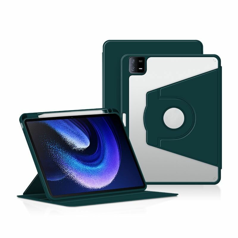 Вращение на 360 Чехол MyPads для Xiaomi Pad 6 / Xiaomi Pad 6 Pro 10.9' с местом для стилуса