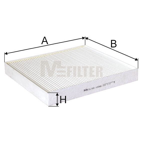 MFILTER K 9086 фильтр салона\ Audi (Ауди) a3, Skoda (Шкода) octavia, VW Golf (Гольф) vII 12