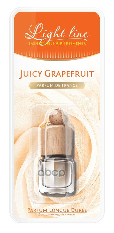 27482N 27482N RUSEFF Ароматизатор подвесной жидкостный PARFUM DE FRANCE Juicy Grapefruit (0,005л) RUSEFF арт. 27482N