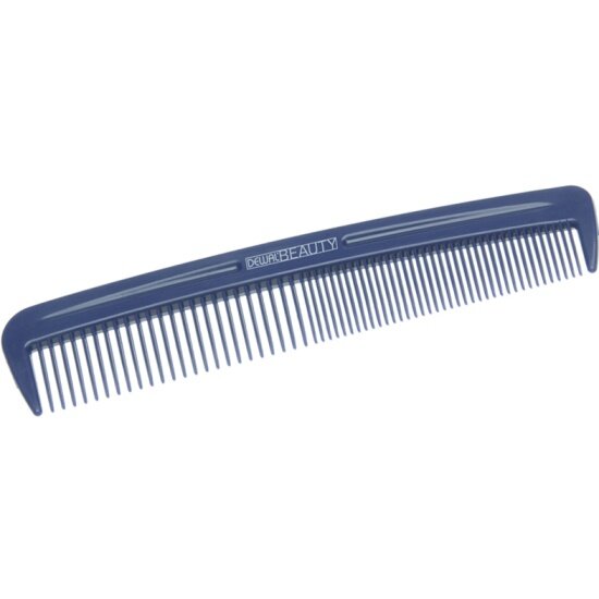 Расческа карманная Dewal Beauty синяя 12,4 см