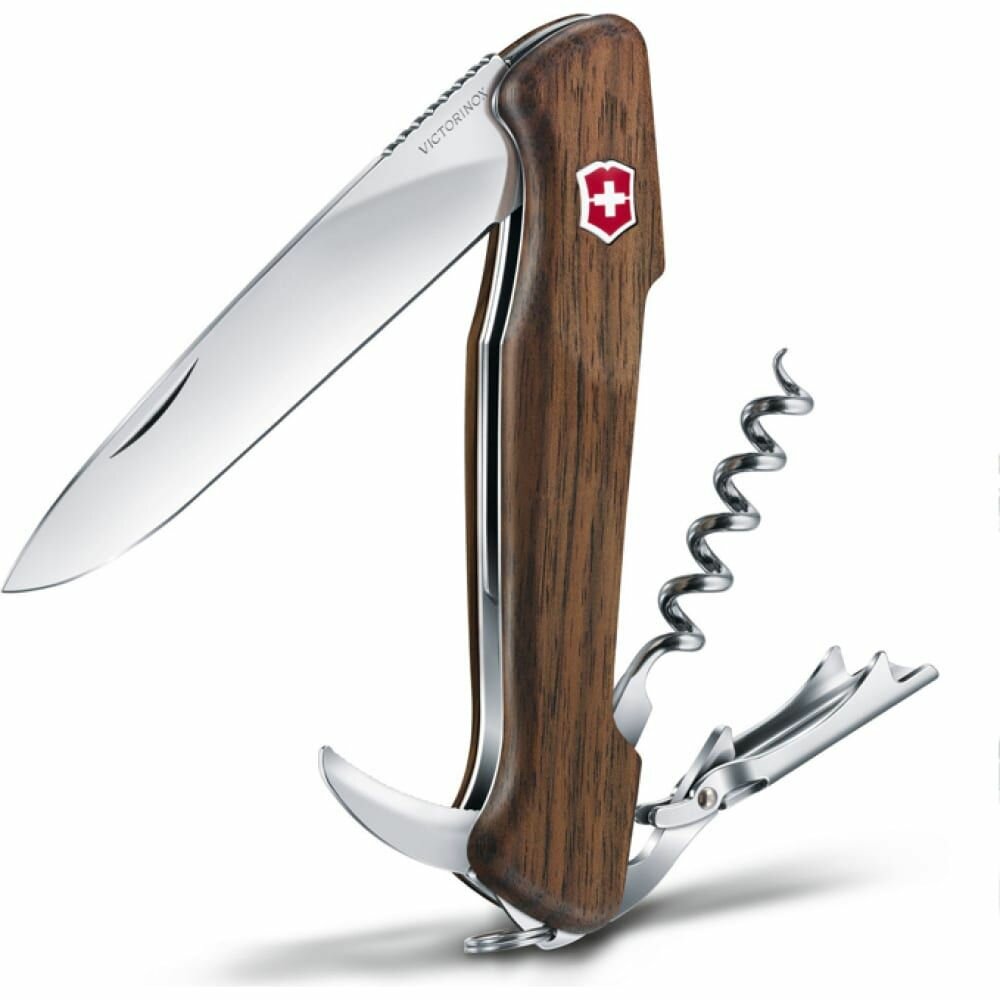 Victorinox Нож Wine Master, 130 мм, 6 функ, ореховое дерево 0.9701.63