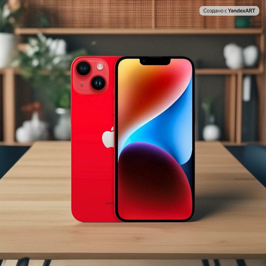 Смартфон Apple iPhone 14 256 ГБ, Dual: nano SIM + eSIM, (PRODUCT)RED