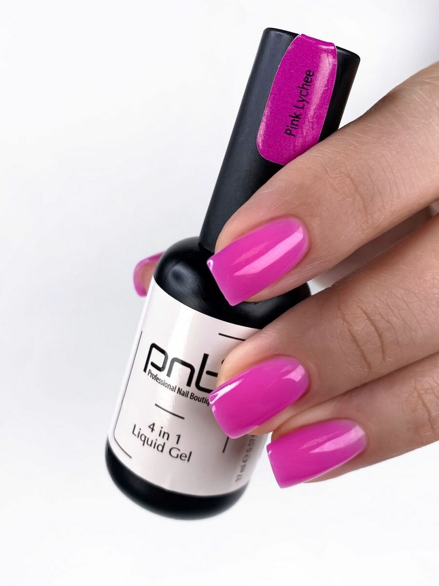 Жидкий полигель для ногтей Pink Lychee 17ml