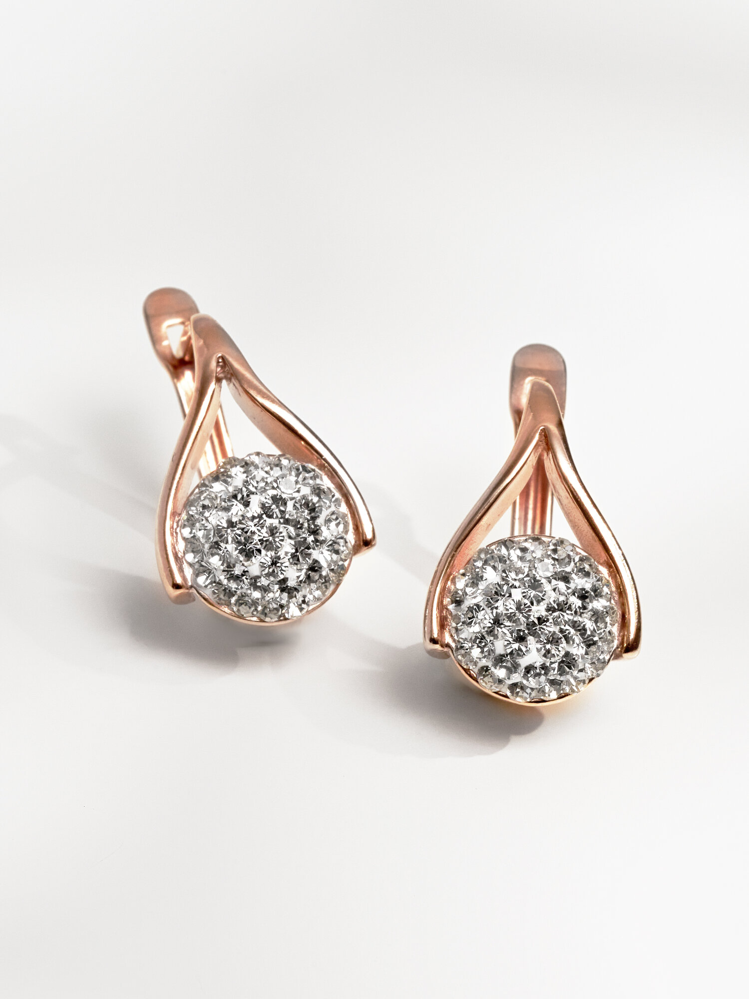 Серьги, кристаллы Preciosa