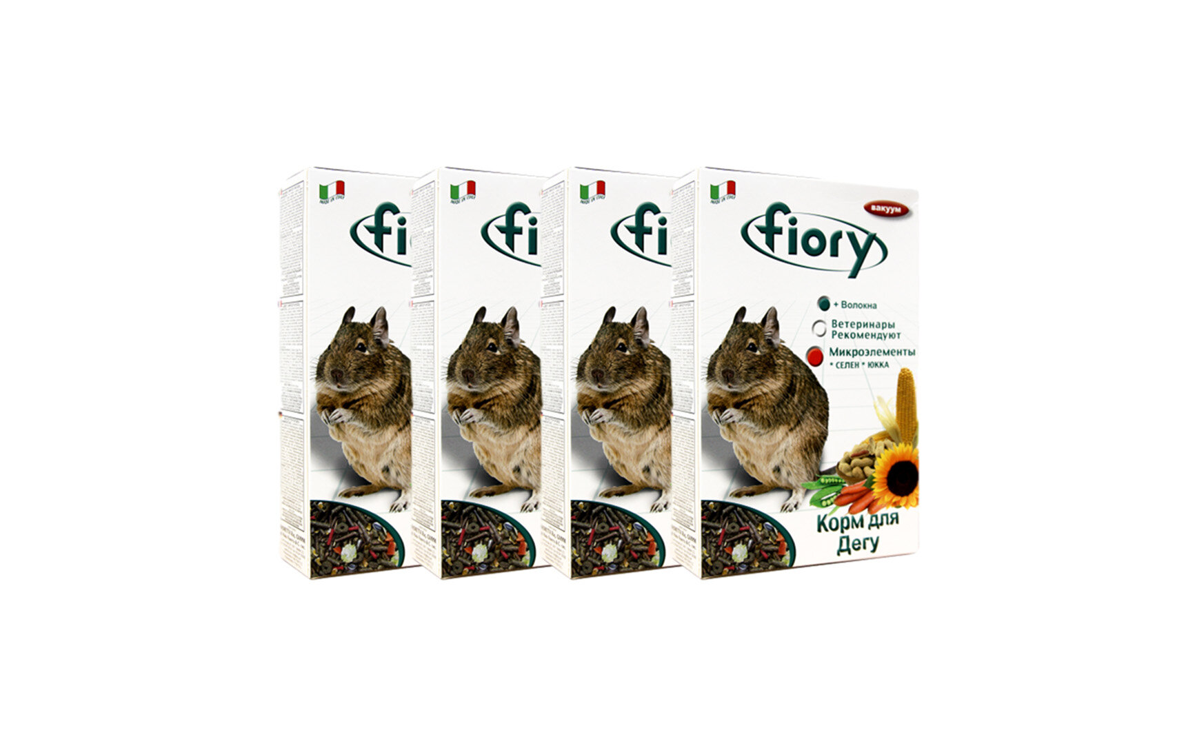 FIORY корм для дегу Deggy 800 г х 4 шт.