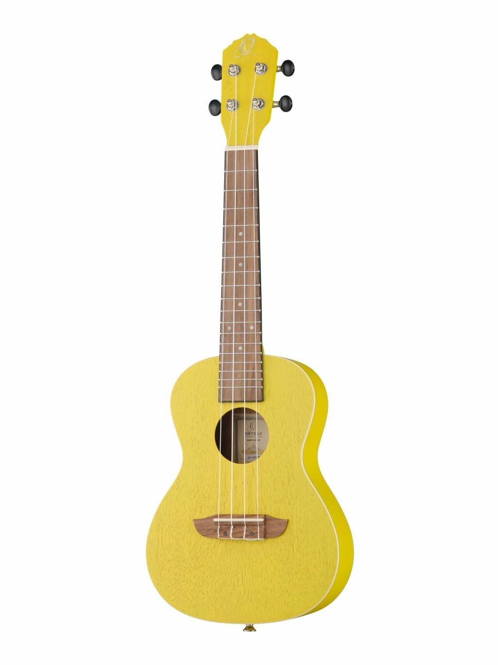 Ortega RUSUN Ebony Series - укулеле концертный, желтый