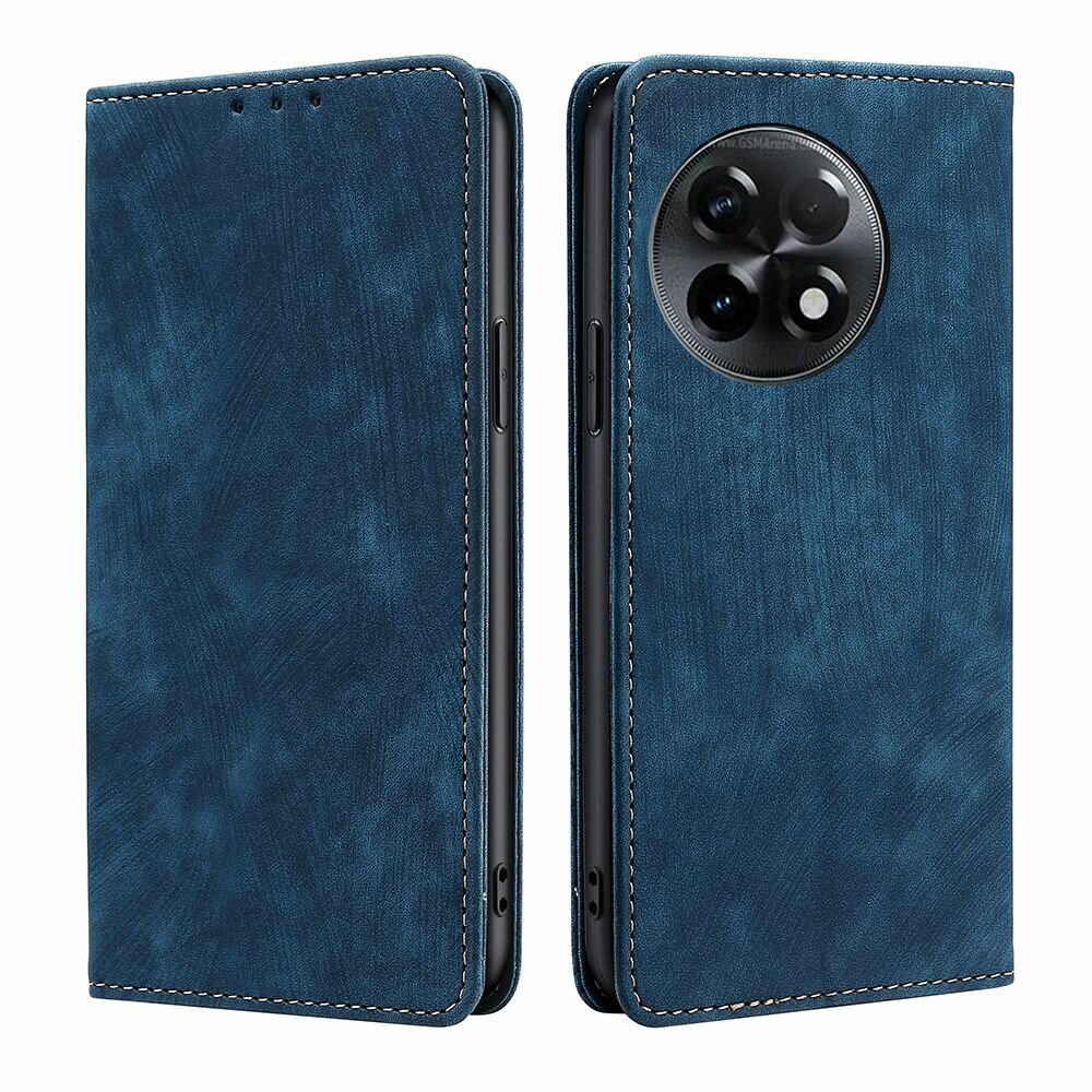 Чехол-книжка MyPads для OnePlus Ace 2 / 11R / Ван Плас 11R/Ace 2 мягкое прикосновение (синий)
