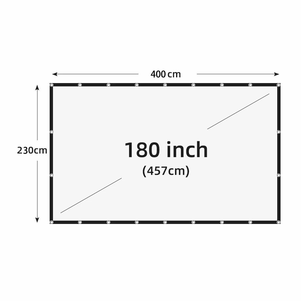 Проекционный экран VEIDADZ 60-200 дюймов 180 inch