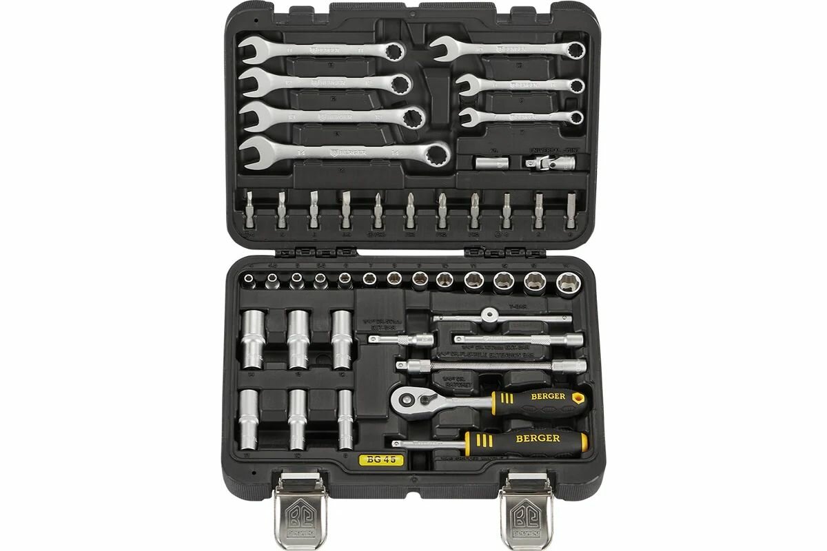 Набор инструментов Berger BG045-14 "Зиген" 45 предметов